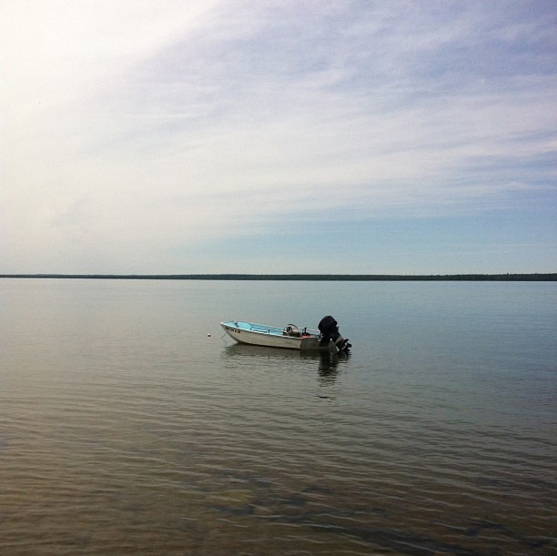 A boat is sage in the harbor but - Rabbit Island
